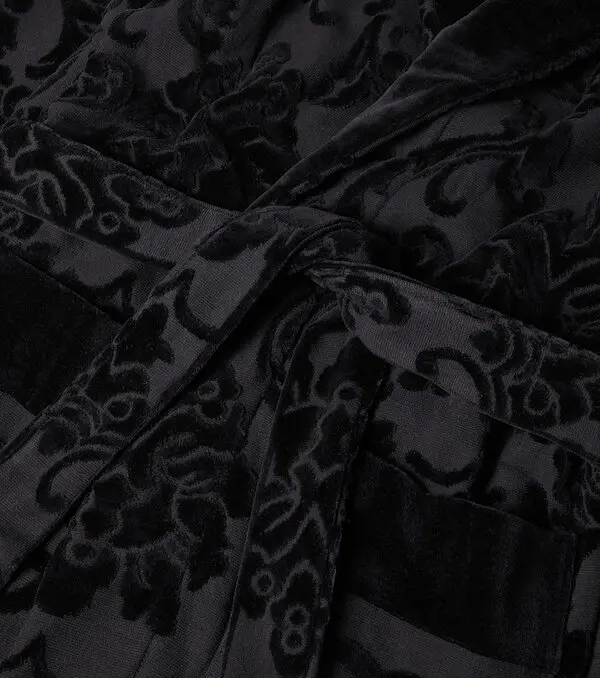 Dolce & Gabbana Dg Cotton Terry Bathrobe