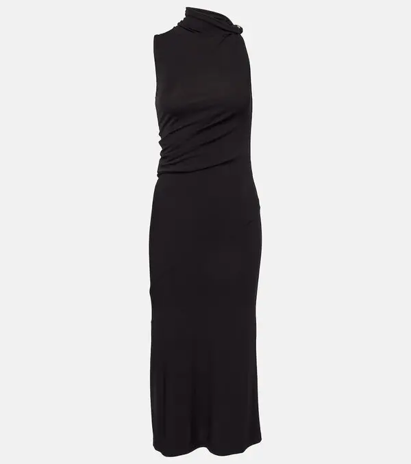 COURREGES Draped Maxi Dress