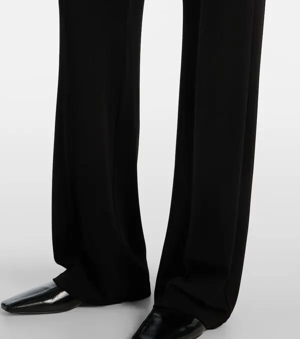 Max Mara Dinda High-rise Jersey Straight Leg Trousers