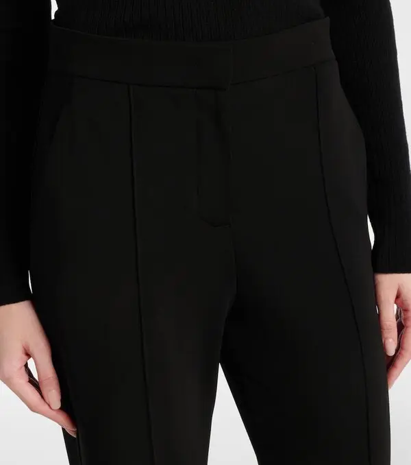 Max Mara Dinda High-rise Jersey Straight Leg Trousers
