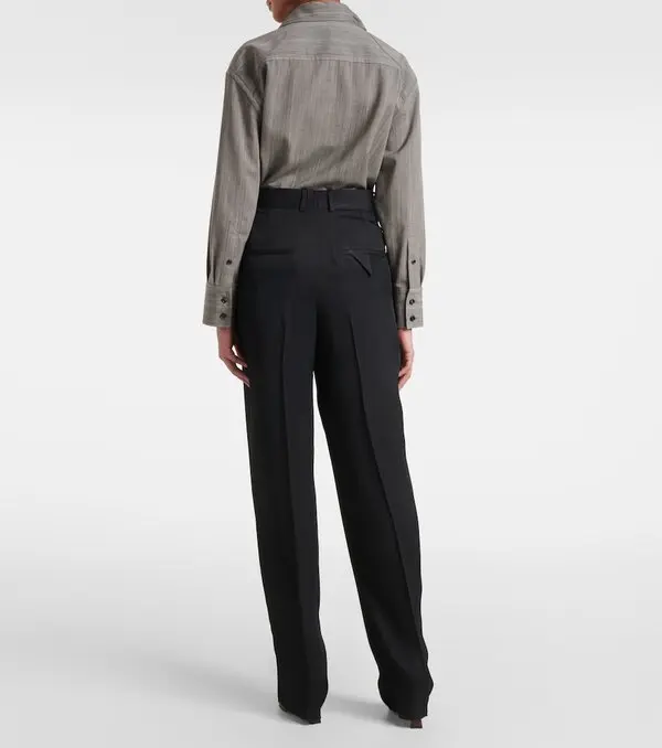 Bottega Veneta High-rise Tapered Trousers