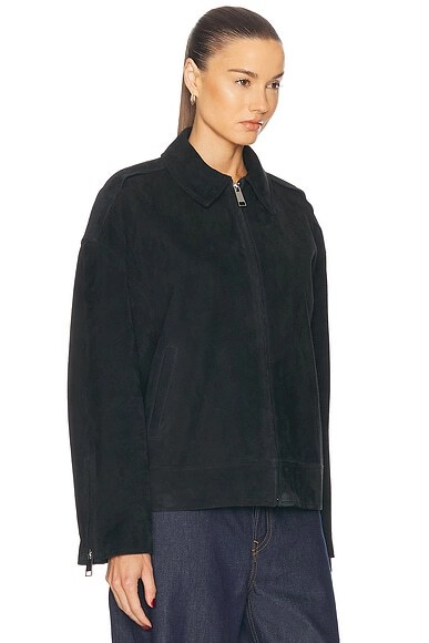 GRLFRND Alek Suede Jacket - Black