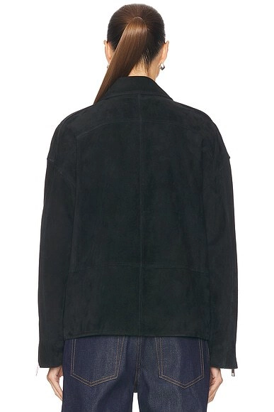 GRLFRND Alek Suede Jacket - Black