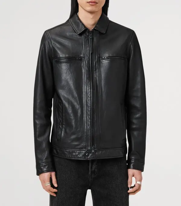 ALLSAINTS Leather Luck Jacket