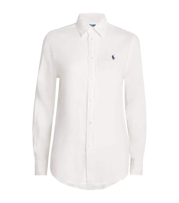 Polo Ralph Lauren Linen Button-up Shirt - White