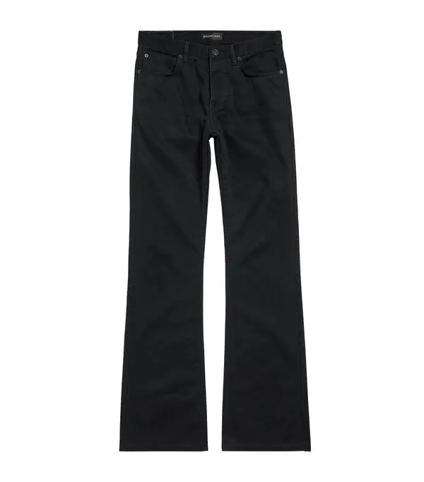 Balenciaga Straight-fit Mid-rise Jeans - Green