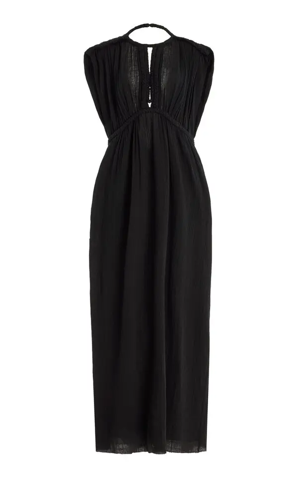 Isabel Marant Étoile Joya Cotton Maxi Dress - Black