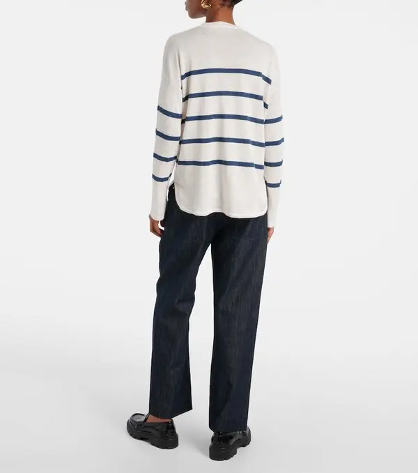 Max Mara Striped Linen Sweater