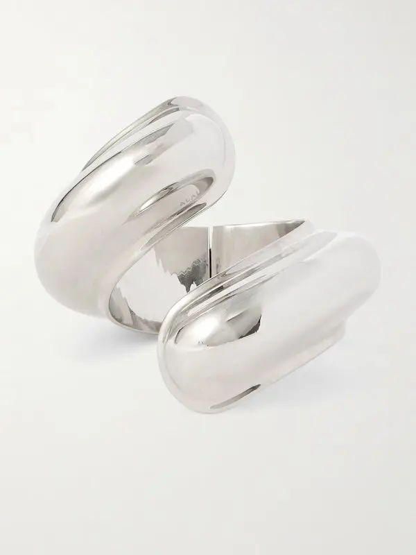 Alaïa Sculptural Cuff - Silver