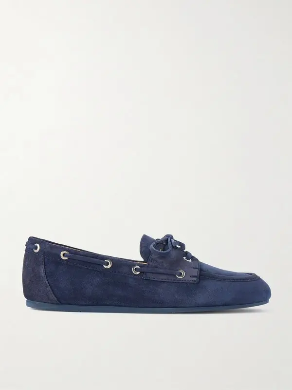 STUART WEITZMAN Tinsley Suede Loafers - Blue