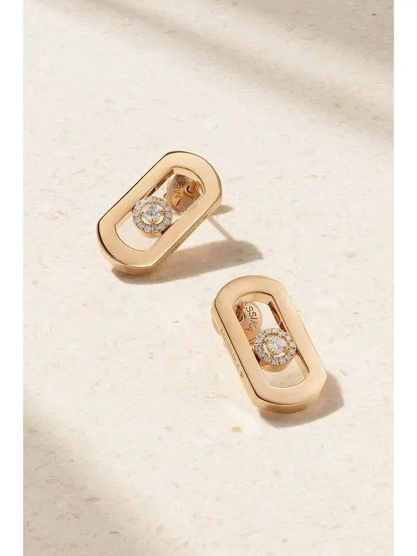 Messika 18 Karat Diamond Earrings - Gold
