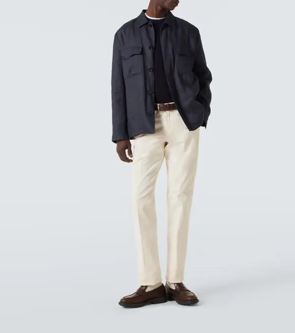 Loro Piana Walkery Cotton And Silk Sweater