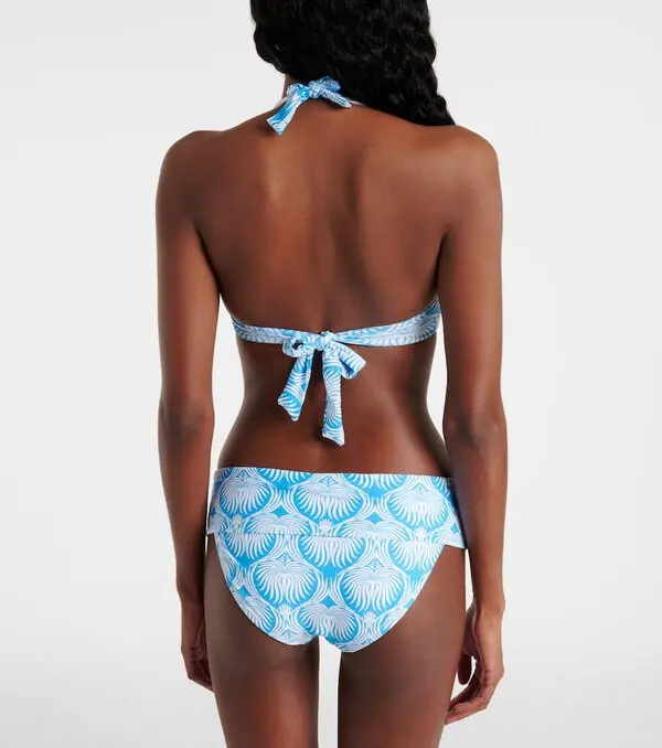 Melissa Odabash Brussels Printed Bikini Bottoms - Blue