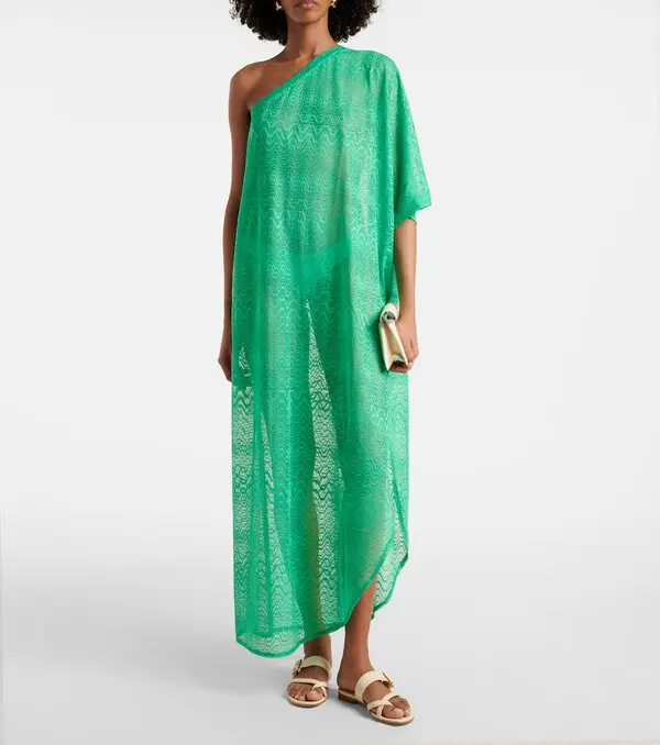 Melissa Odabash Savannah One-shoulder Beach Cover-up