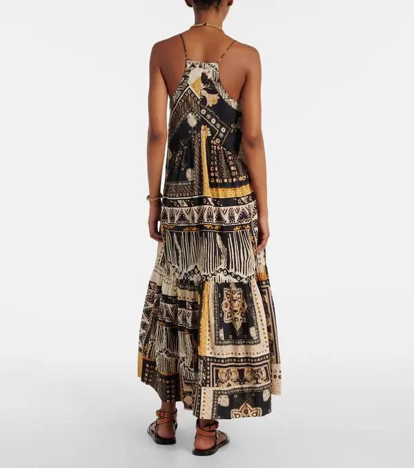 MARANT ETOILE Sabbage Printed Cotton Midi Dress