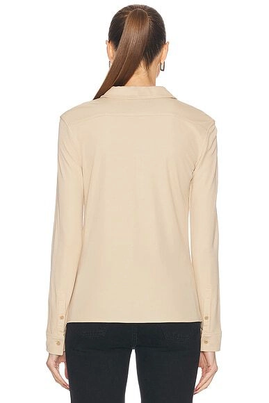NILI LOTAN Lark Shirt - Khaki