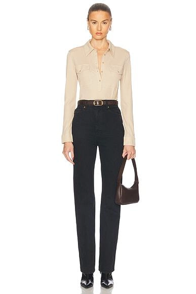NILI LOTAN Lark Shirt - Khaki