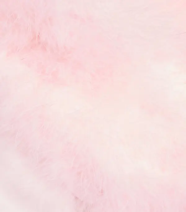 YVES SALOMON Feather Bolero Jacket - Pink