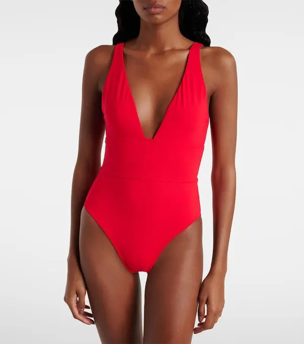 Melissa Odabash Caribbean One Piece Swimsuit - Red