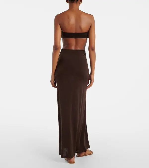 Jade Swim Skyla Maxi Skirt - Brown