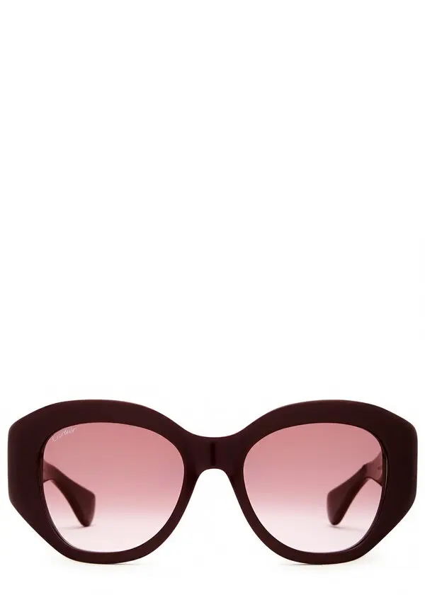 Cartier Panthère De Sunglasses - Red