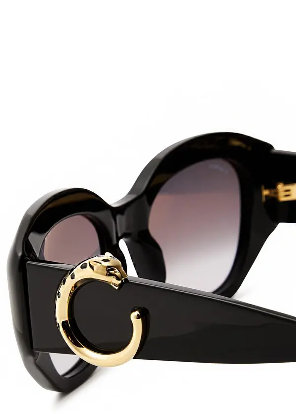 Cartier Panthère De Oversized Sunglasses