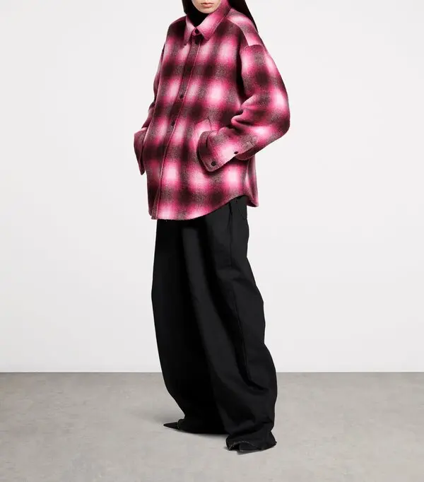 Balenciaga Wool Plaid Jacket