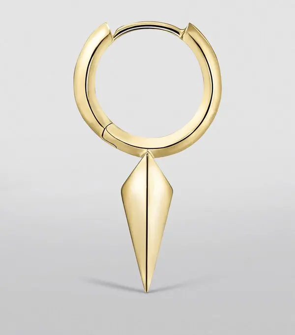 MARIA TASH Single Long Spike Hoop Earring