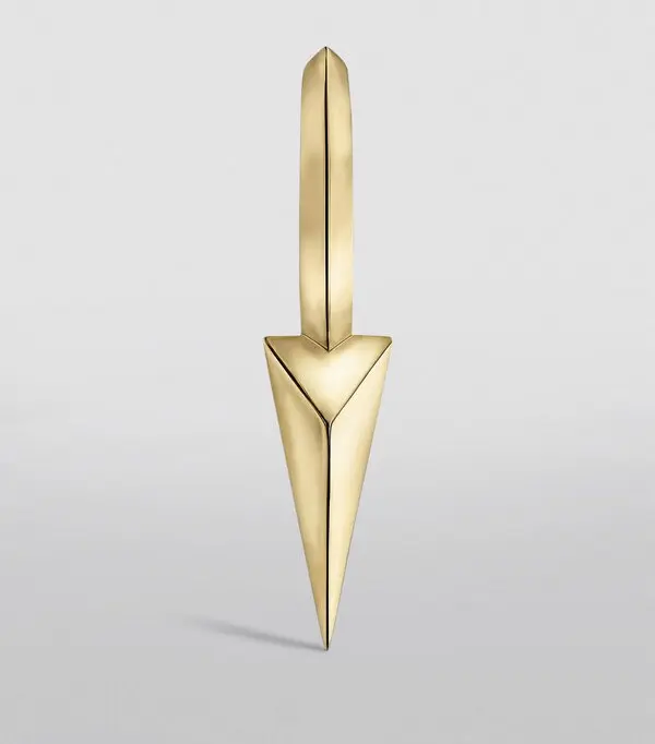 MARIA TASH Single Long Spike Hoop Earring