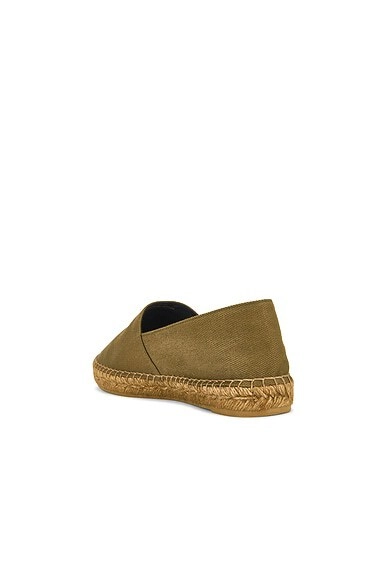 Saint Laurent Canvas Espadrille - Cactus
