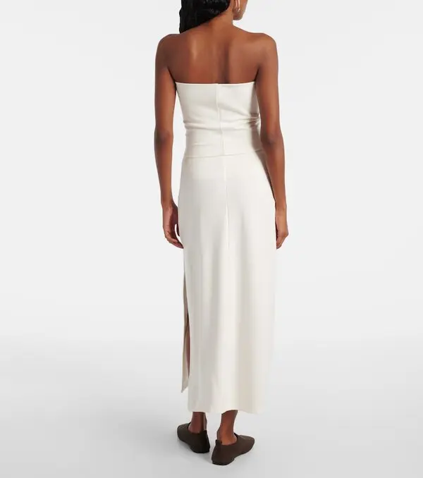 LESET Rio Ponte Bandeau Top - White
