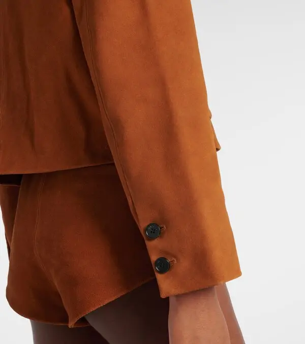 SELF-PORTRAIT Suede Jacket