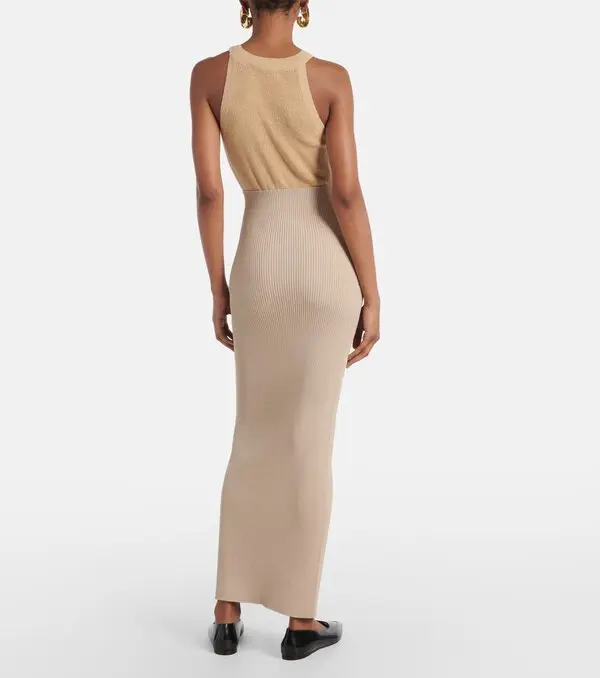 Max Mara High-rise Ribbed Maxi Skirt