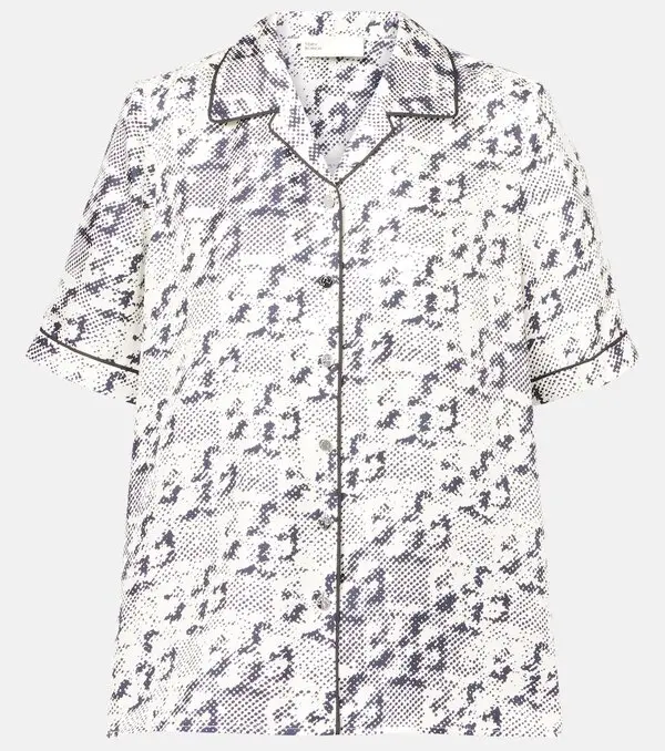 Tory Burch Printed Silk Shirt - Multicoloured
