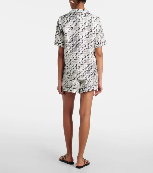 Tory Burch Printed Silk Shirt - Multicoloured