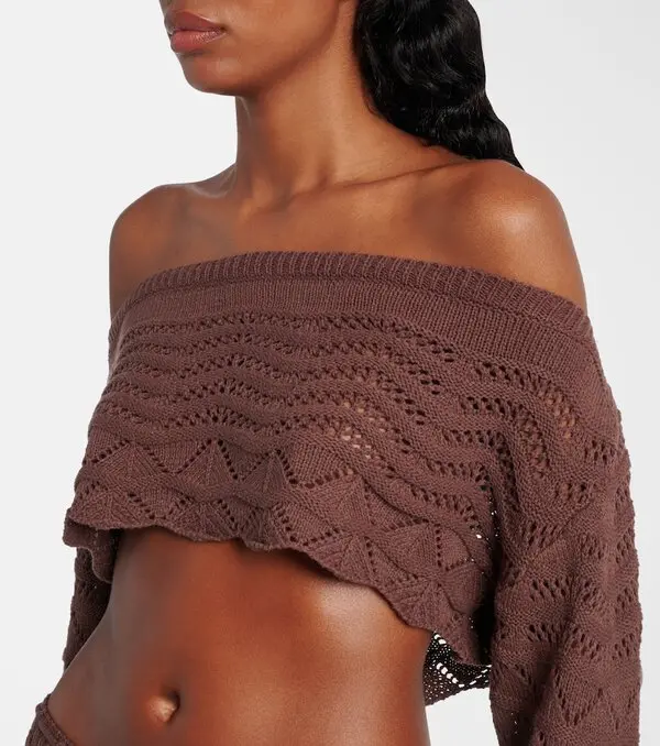 BANANHOT Helena Crochet Crop Top