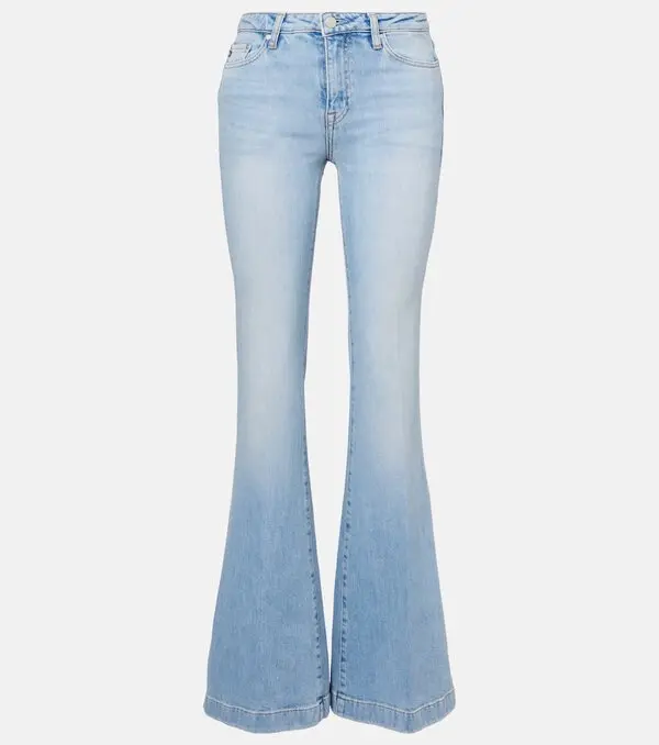 Ag Tropea High-rise Flared Jeans - Blue