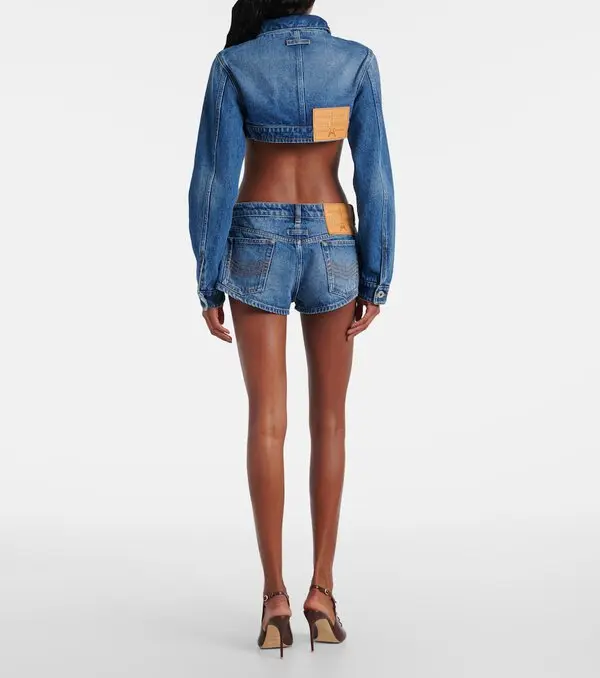JEAN PAUL GAULTIER Cropped Denim Jacket
