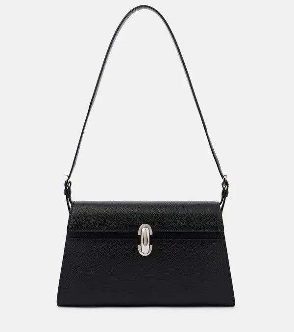 Savette Symmetry 26 Leather Shoulder Bag - Black