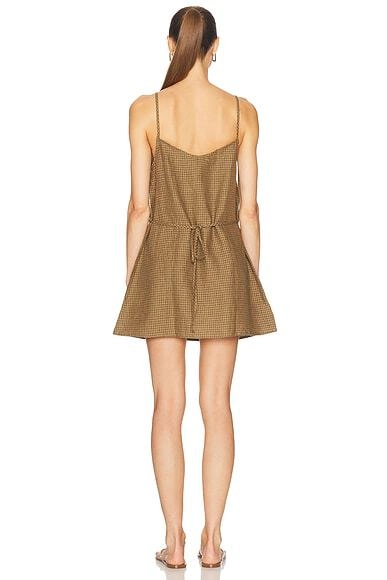 DEIJI STUDIOS Tie Front Linen Dress