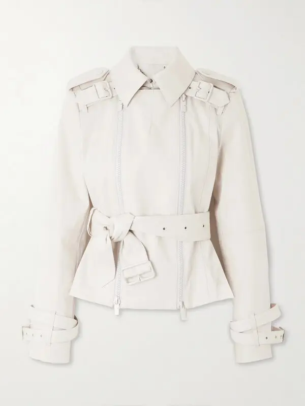 Burberry Belted Cotton-canvas Jacket