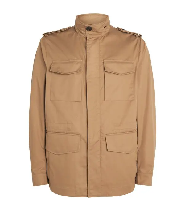 Pal Zileri Cotton-blend Field Jacket