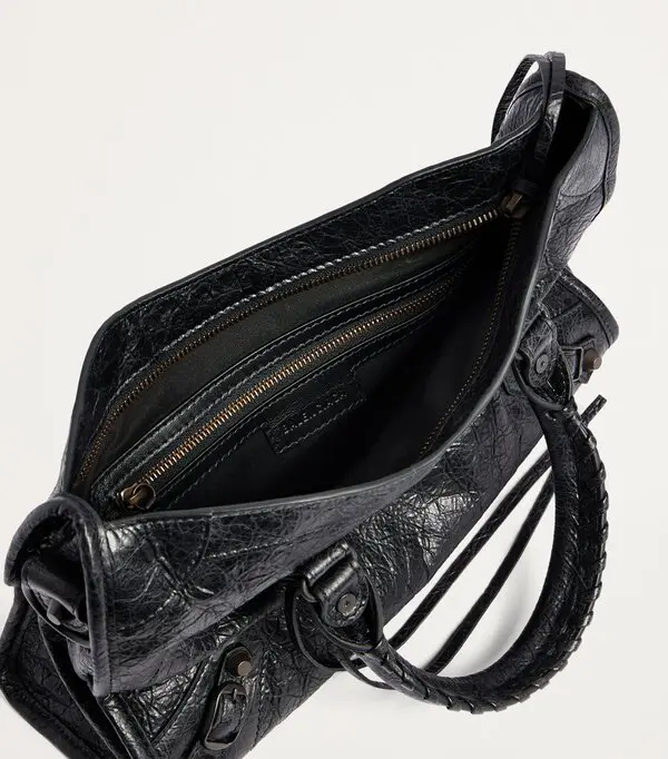 Balenciaga Small Leather Top-handle Bag - Black