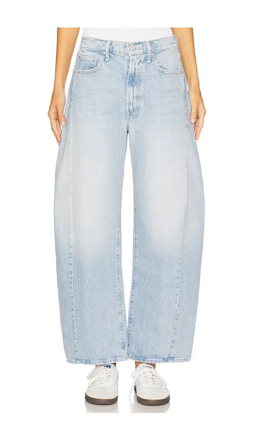MOTHER The Full Pipe Flood Jeans - Blue