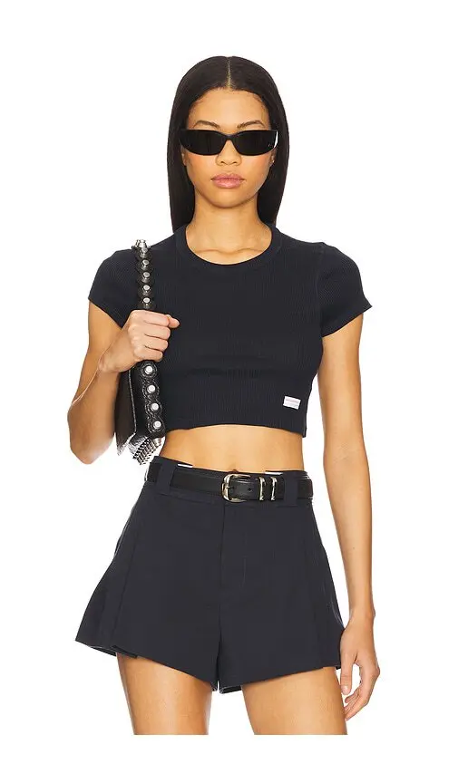 Alexander Wang Cropped Short Sleeve Tee