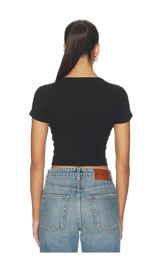 GRLFRND Baby Tee - Black