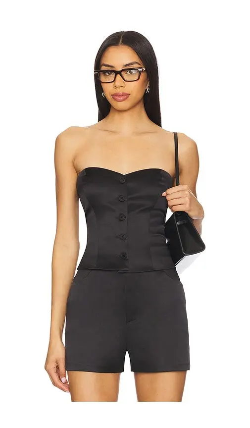 ANIYE BY Wanda Gilet In . Also - Black