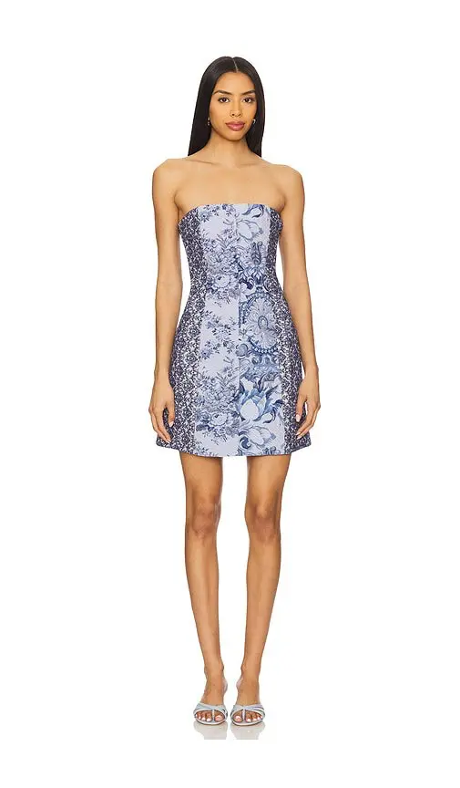 Alice + Olivia Violet Mini Dress - Blue