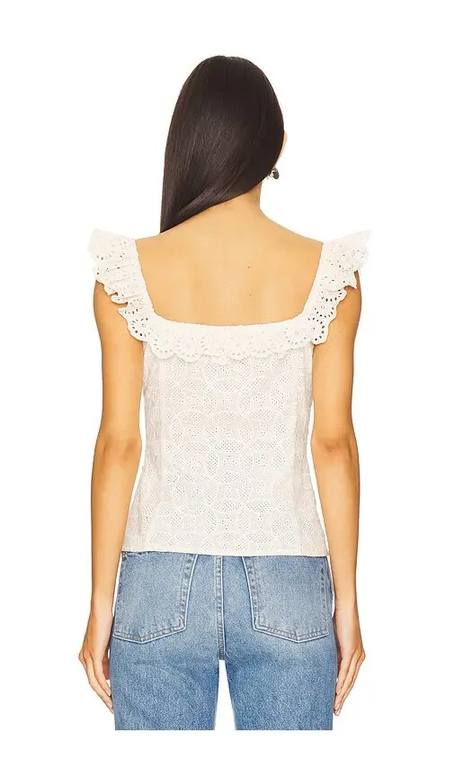 Line & Dot Aurelia Eyelet Top