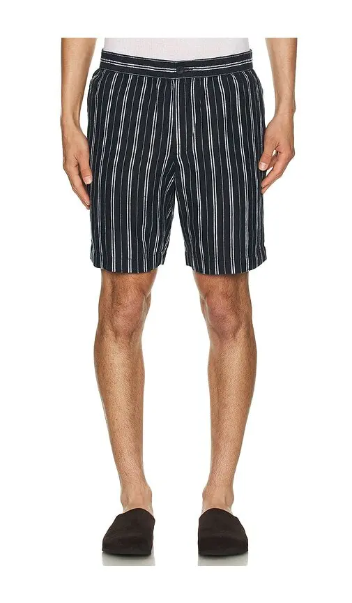 Vince Mesa Stripe Beach Shorts